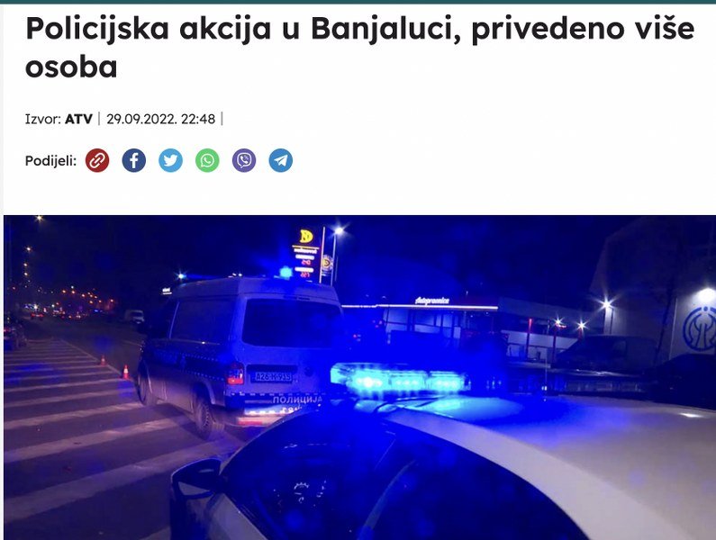 Ko je i zašto naredio hapšenje članova Vučićeve SNS u Banja Luci ...
